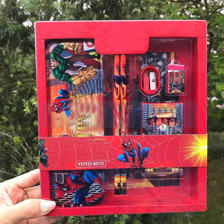 [Quà cho bé] Bộ dụng cụ học tập cho bé, hộp đựng đồ dùng học tập 6 món ...