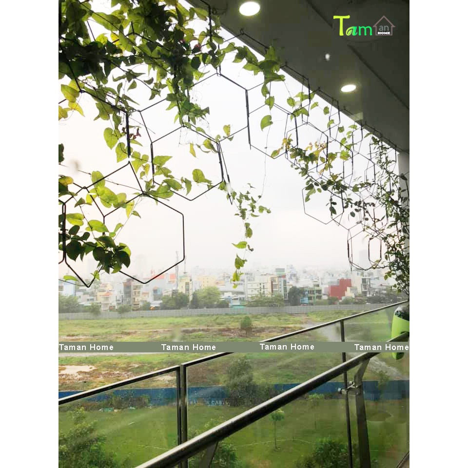 Giàn 40 modul lắp ghép làm vòm cây che nắng ban công | Shopee Việt Nam