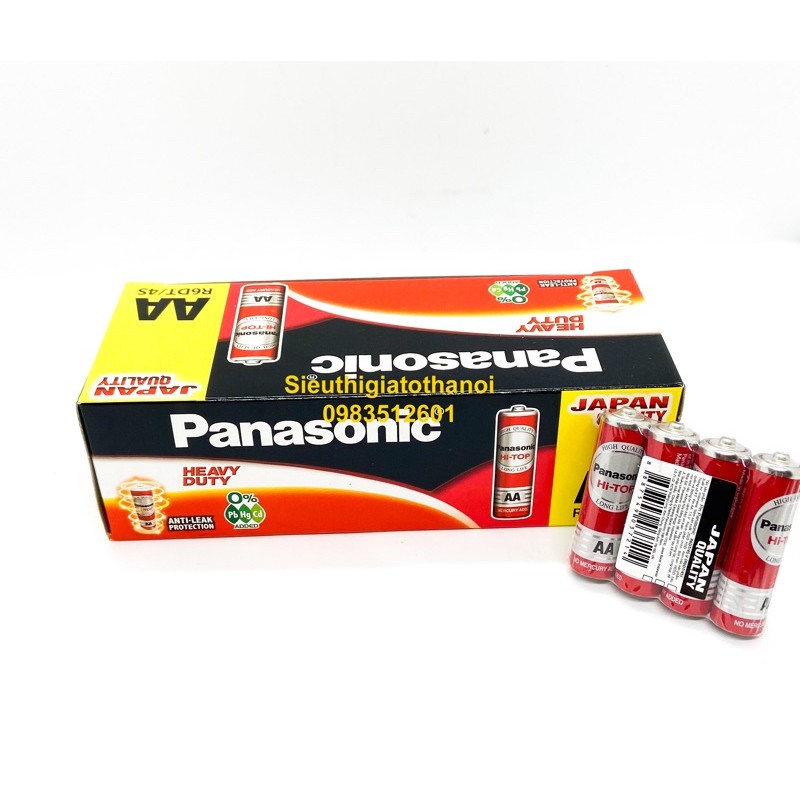 Hộp Pin AA 1,5V ( R6 , LR6 ) Panasonic R6DT/4S Hàng Chính Hãng | Shopee ...