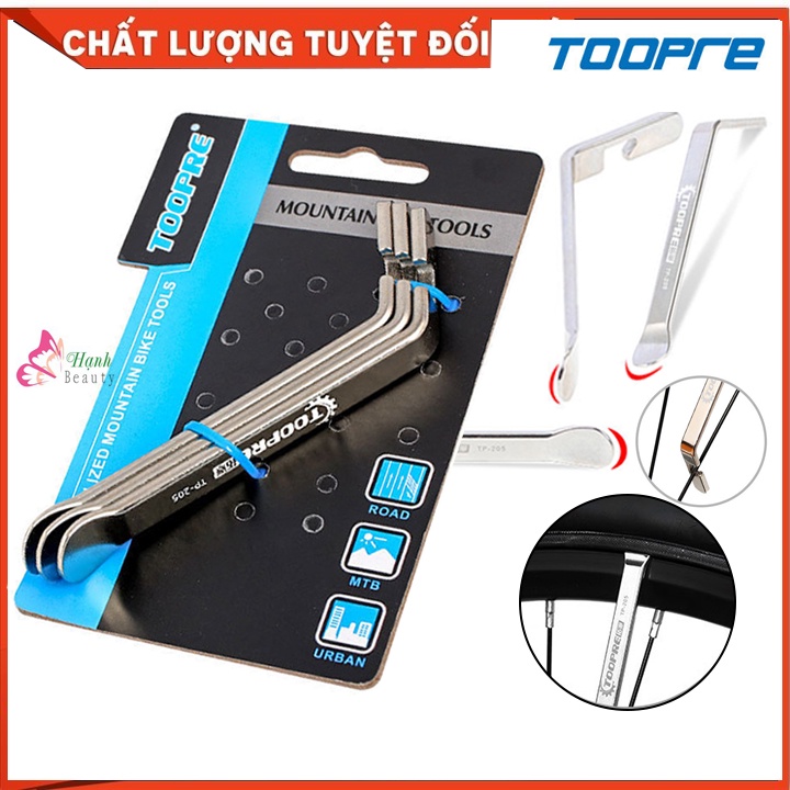Bộ 3 dụng cụ móc lốp nạy vỏ xe đạp TOOPRE | Shopee Việt Nam