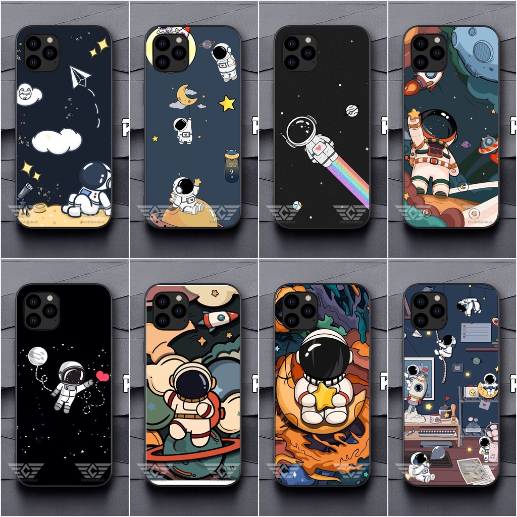 Ốp lưng iphone 11/ 11 pro/ 11 promax/12/ 12 pro/ 12 promax Phi hành gia ...