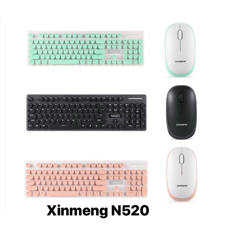 Combo bàn phím và chuột Xinmeng N520 | Shopee Việt Nam