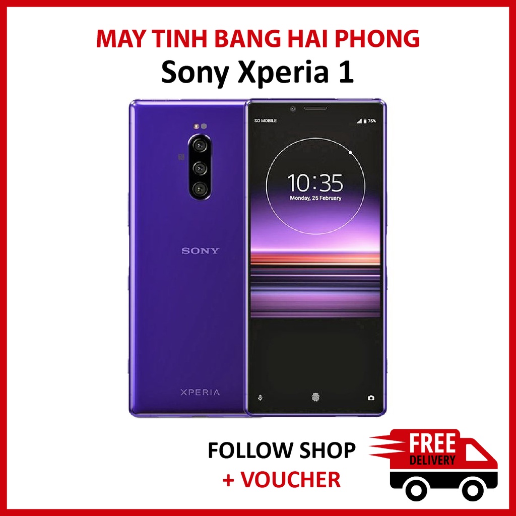 Điện thoại Sony Xperia 1 RAM 6/64GB chip Snapdragon 855 màn OLED 4K ...