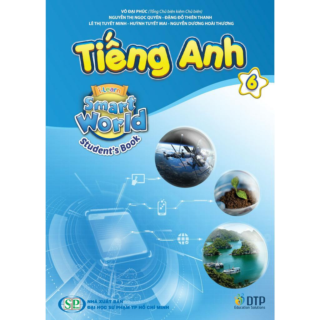 Sách - DTPbooks - Tiếng Anh 6 i-Learn Smart World Student's Book | Shopee Việt Nam