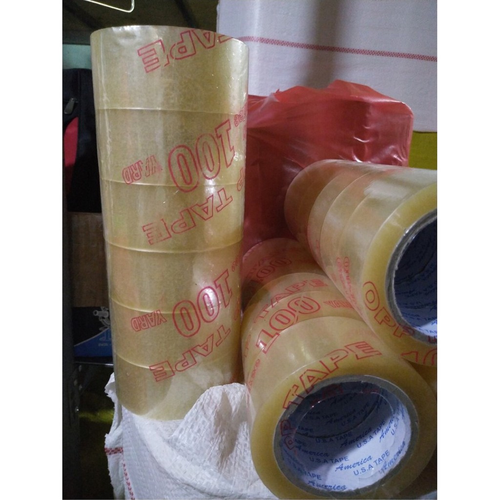 Combo 1 cây băng keo 6 cuộn 100 yard(1.2kg) | Shopee Việt Nam