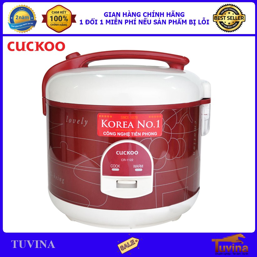 Nồi Cơm Điện Cuckoo CR1122 2.0 Lít 2L Hàng Chính Hãng (Bảo Hành Toàn ...