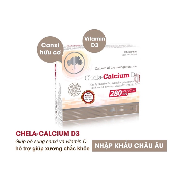 [CHÍNH HÃNG] Canxi hữu cơ Chela-Calcium D3 không táo bón | Shopee Việt Nam