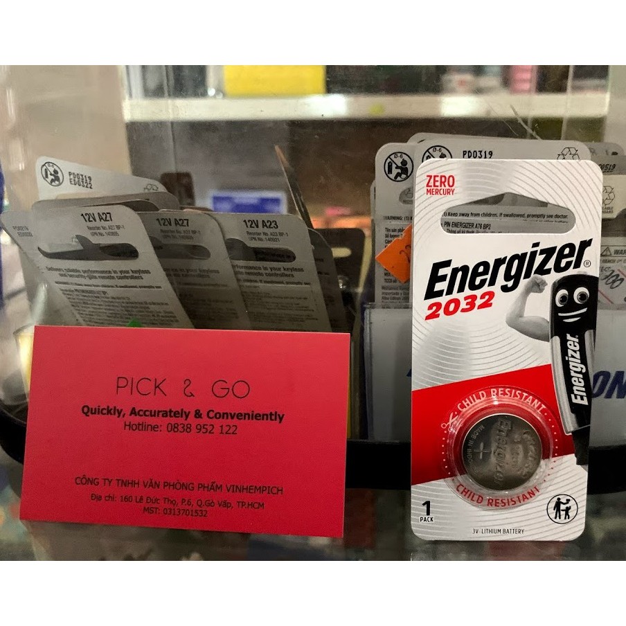 Pin Energizer CR2032 Lithium 3V chính hãng | Shopee Việt Nam