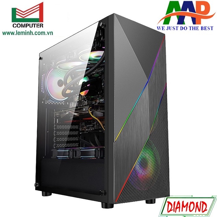 Vỏ case PC thùng máy tính chính hãng AAP DIAMOND Gaming | Shopee Việt Nam