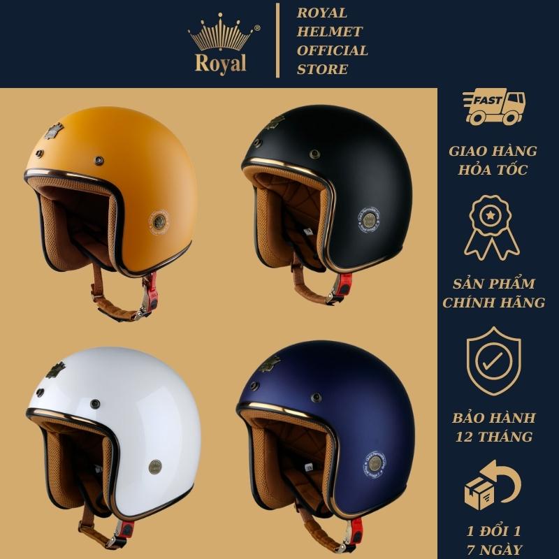 Mũ bảo hiểm 3/4 Royal M20C chính hãng(Size L-XL-XXL), bảo hành 12 tháng | Shopee Việt Nam