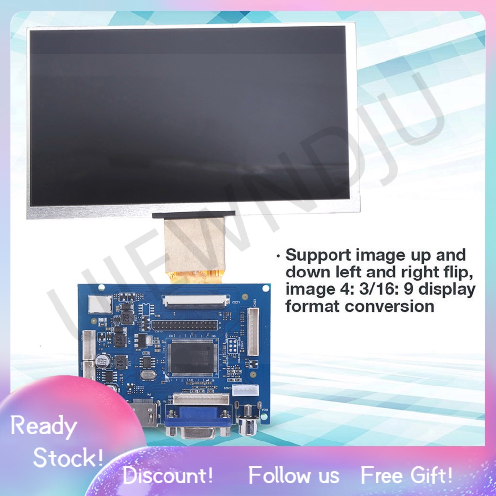 Màn hình Lcd 7 Inch 1024x600 Hdmi Vga cho Raspberry Pi 3/2 | Shopee ...