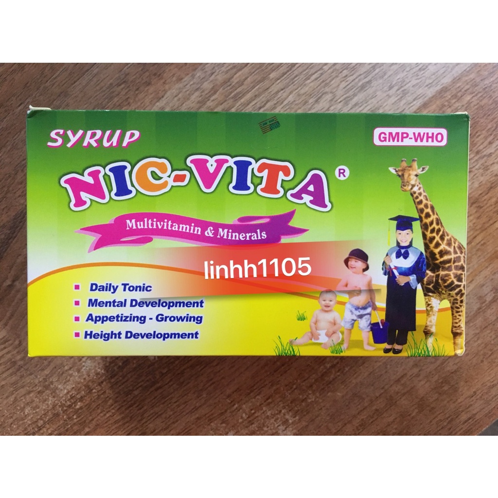 NIC-VITA SIRO 20 ỐNG | Shopee Việt Nam