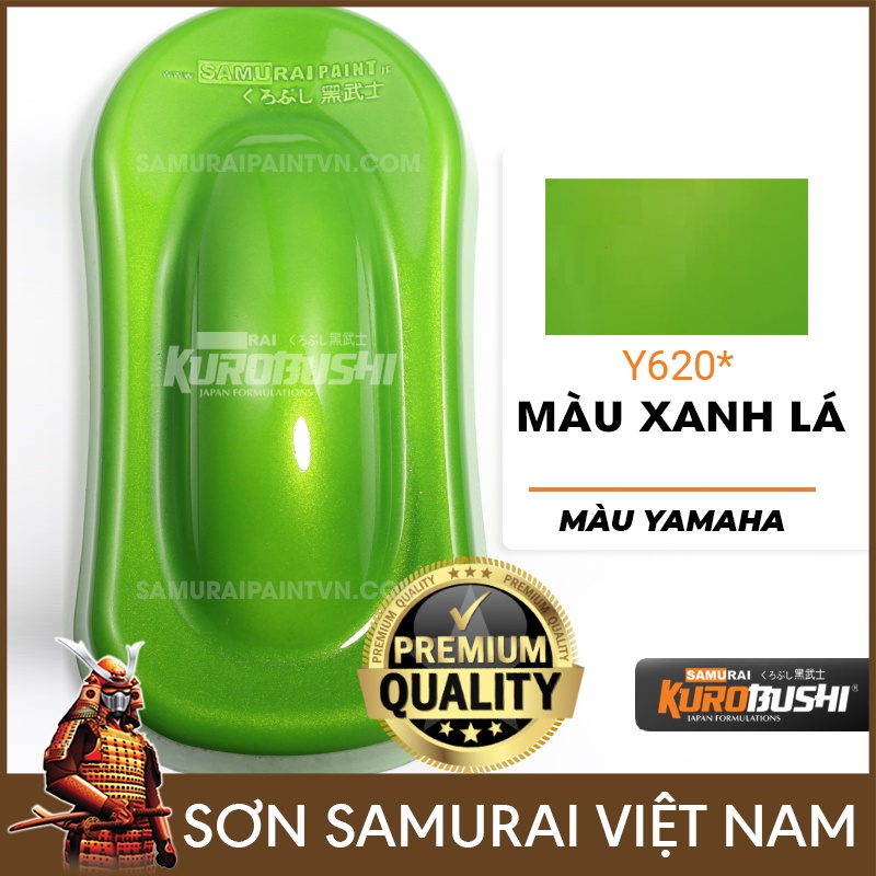 Sơn samurai màu xanh lá Y620 - Chai sơn xịt samurai màu xanh lá | Shopee Việt Nam