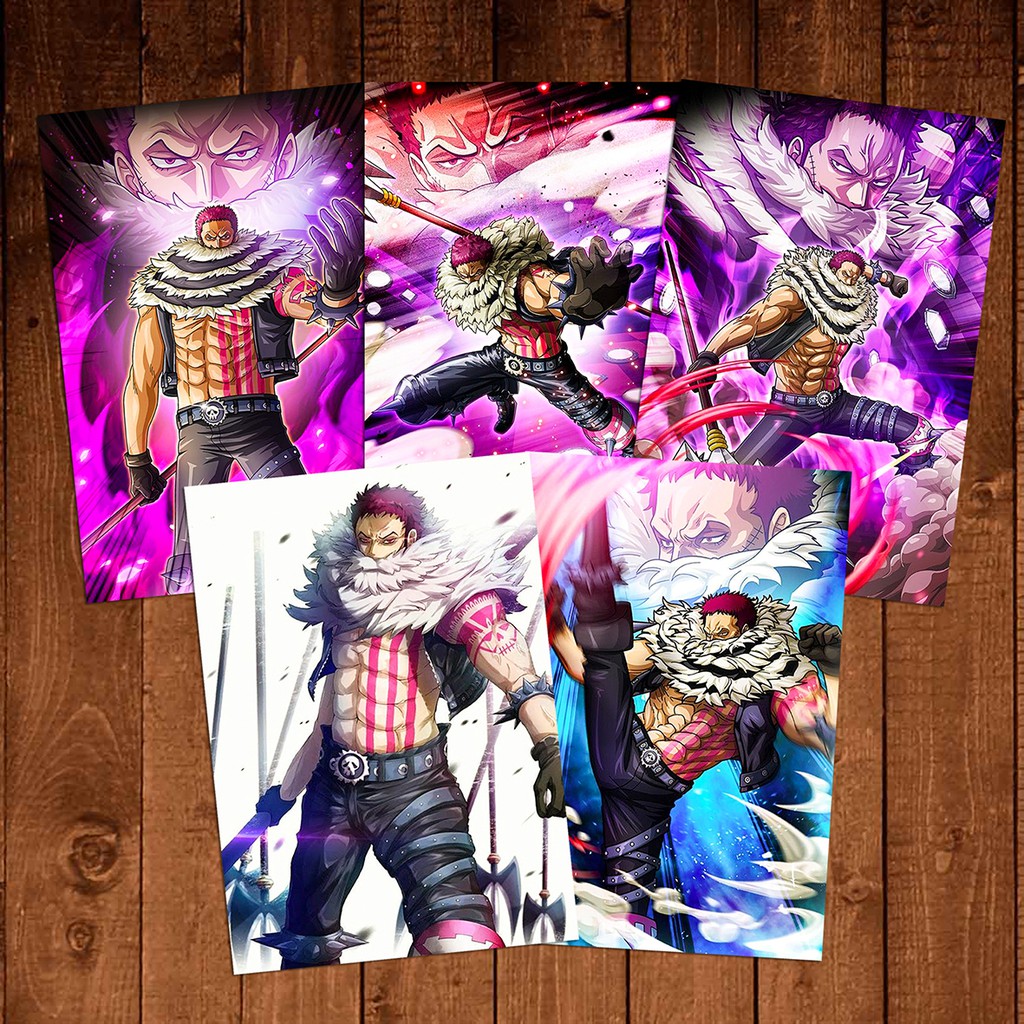 One Piece-Decal dán tường kích thước30x20 hình nhân vật Katakuri ...