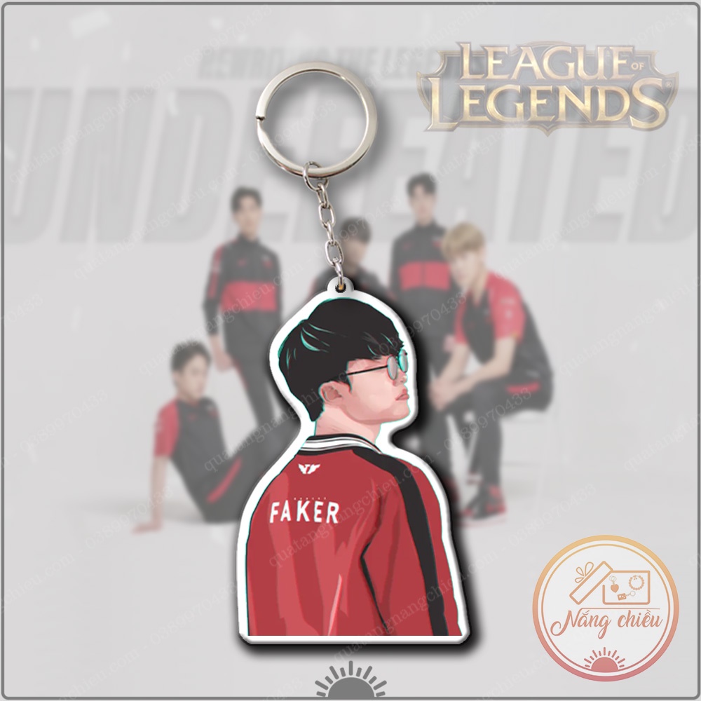 Móc khóa chibi Faker Dày In Sắc Nét 2 Mặt, Huyền Thoại T1 | Shopee Việt Nam