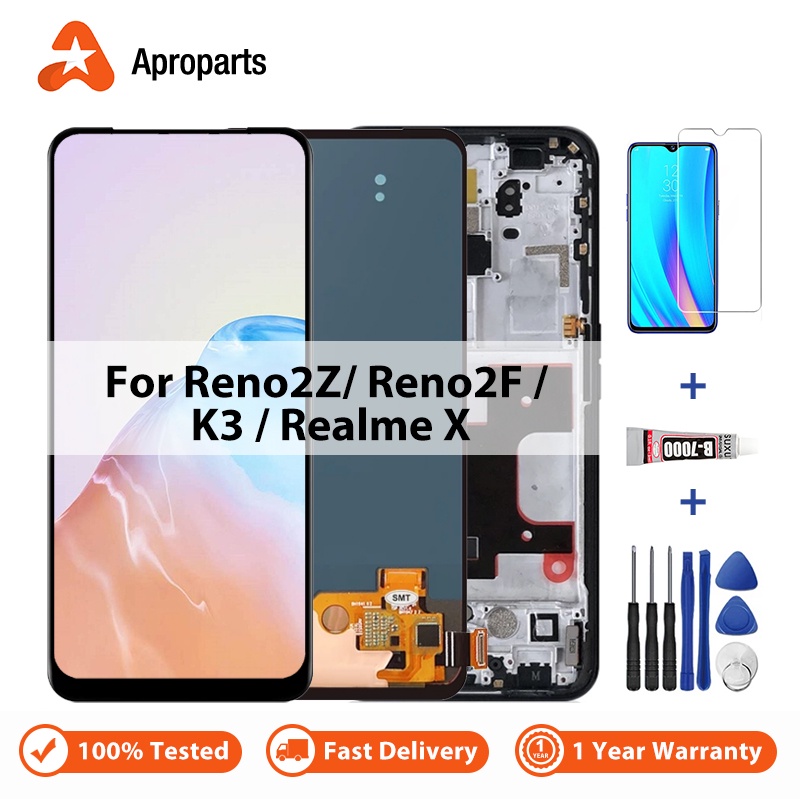 Màn Hình Cảm Ứng LCD Thay Thế Chuyên Dụng Cho OPPO Reno2 Z / Reno2 F / K3 / Realme X Reno 2F ...