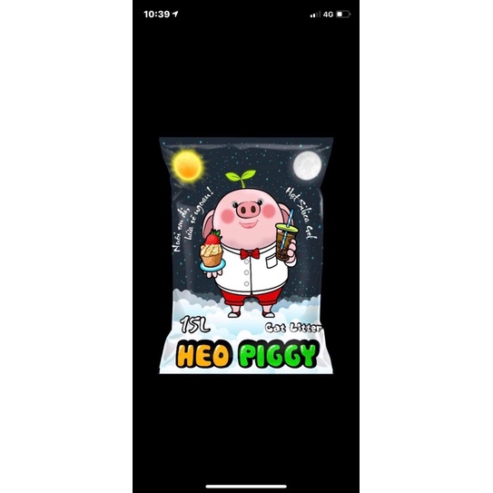 Cát vệ sinh cho mèo HEO PIGGY 15l | Shopee Việt Nam