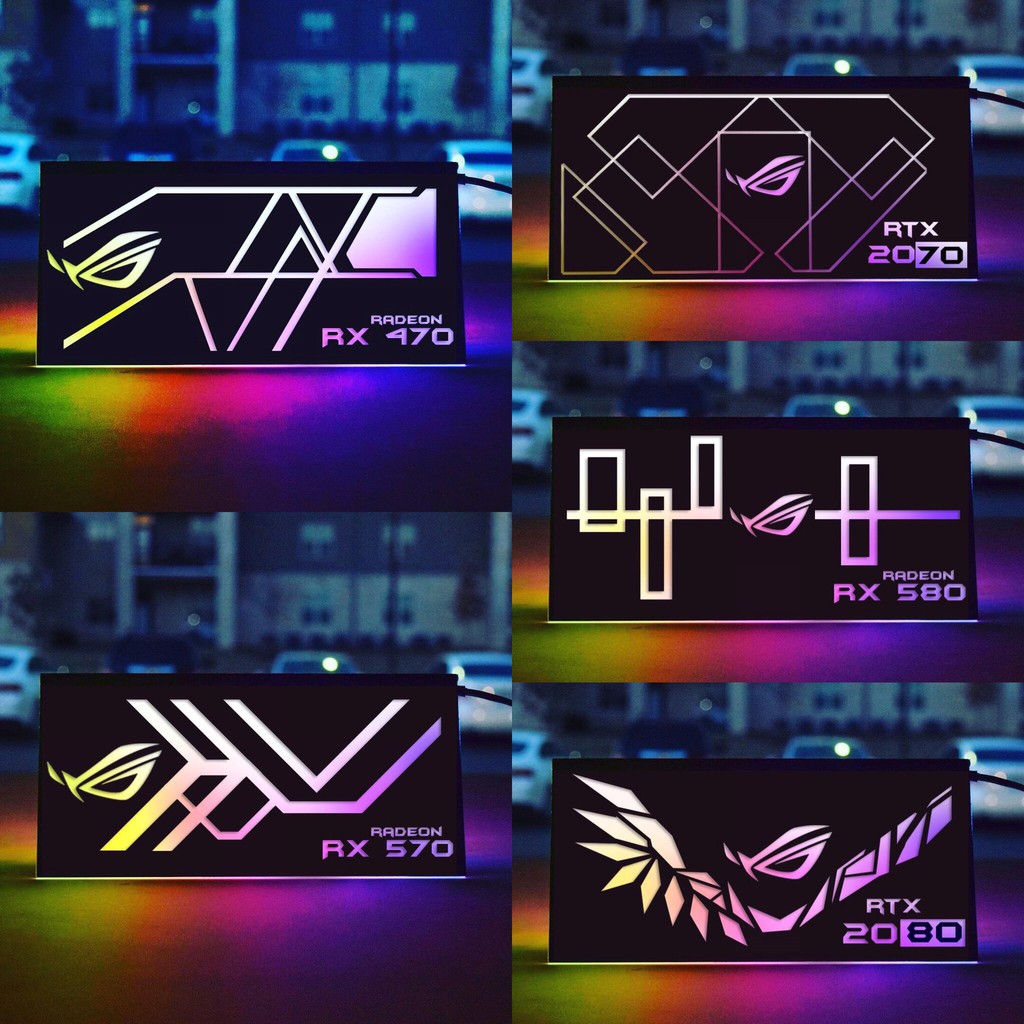 RGB ASUS VGA Backplate (Tấm che card màn hình led RGB) | Shopee Việt Nam