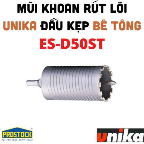 [FreeShip] Mũi khoan rút lõi bê tông chuôi kẹp (thẳng) Unika nhiều kích ...