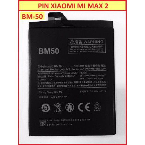 Pin Xiaomi BM50 ( Pin Xiaomi Mi Max 2 ) | Shopee Việt Nam