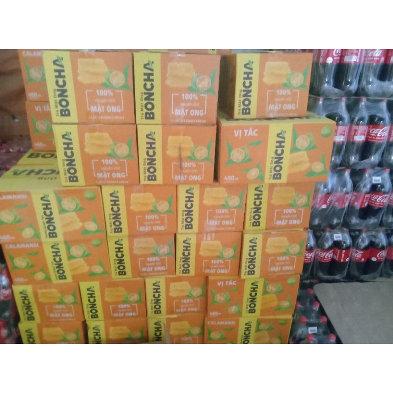 [HOẢ TỐC] Trà BONCHA Tắc 450ml (Thùng 24 chai) (Date xa) | Shopee Việt Nam