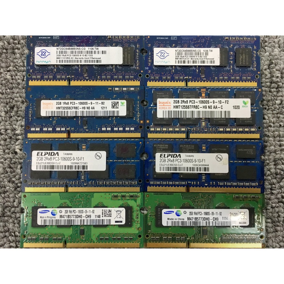 Ram Laptop Ddr2 2Gb Bus 667 800 Samsung Hynix Kingston Nhiều Hãng Bảo ...