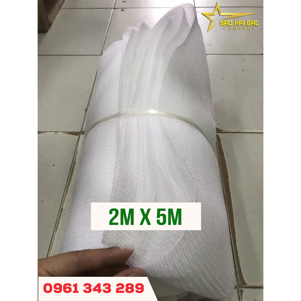 Lưới che nắng khổ 2m x 5m (màu trắng) | Shopee Việt Nam