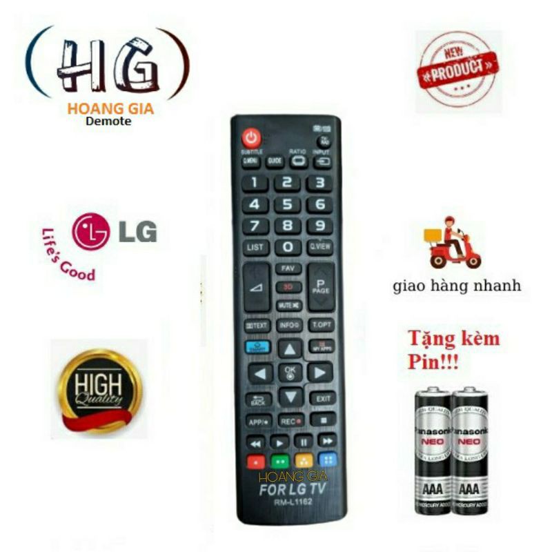 Điều khiển tivi LG RM-L1162. Hàng tốt. | Shopee Việt Nam