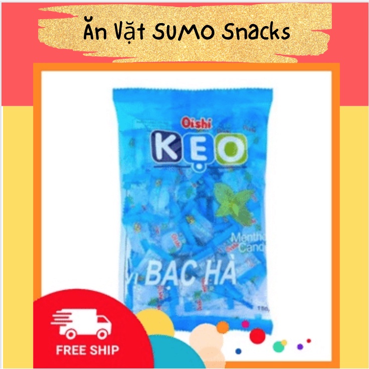 Kẹo Oishi vị Bạc Hà Cay Mát 75g-Ăn Vặt Sumo Snack | Shopee Việt Nam