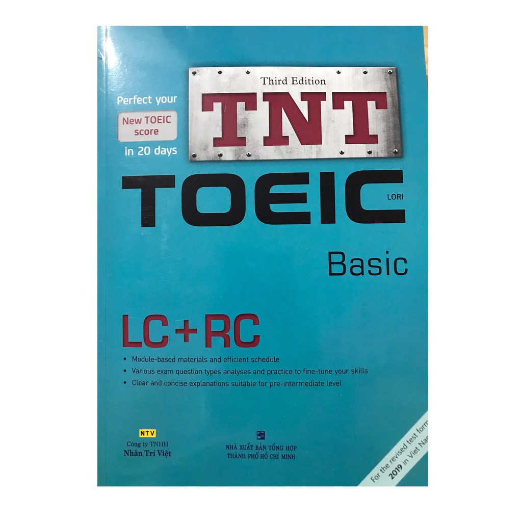 Sách -TNT TOEIC Basic (Third Edition) (Kèm file MP3) | Shopee Việt Nam