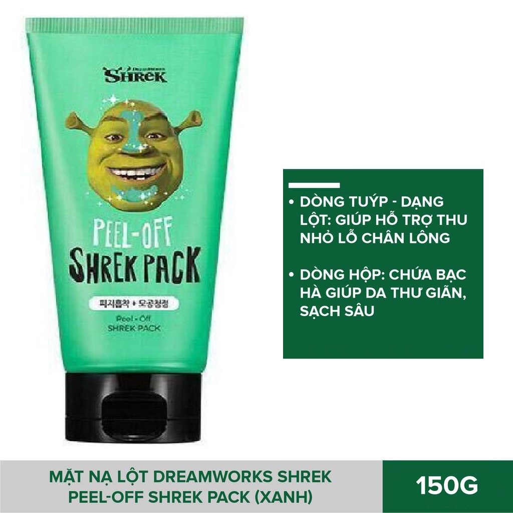 Mặt nạ lột OliveYoung DreamWorks Peel-Off Shrek Pack 150g | Shopee Việt Nam