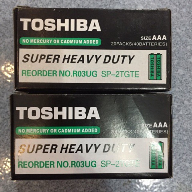 PIN TOSHIBA 3A (1 HỘP/40 VIÊN) | Shopee Việt Nam