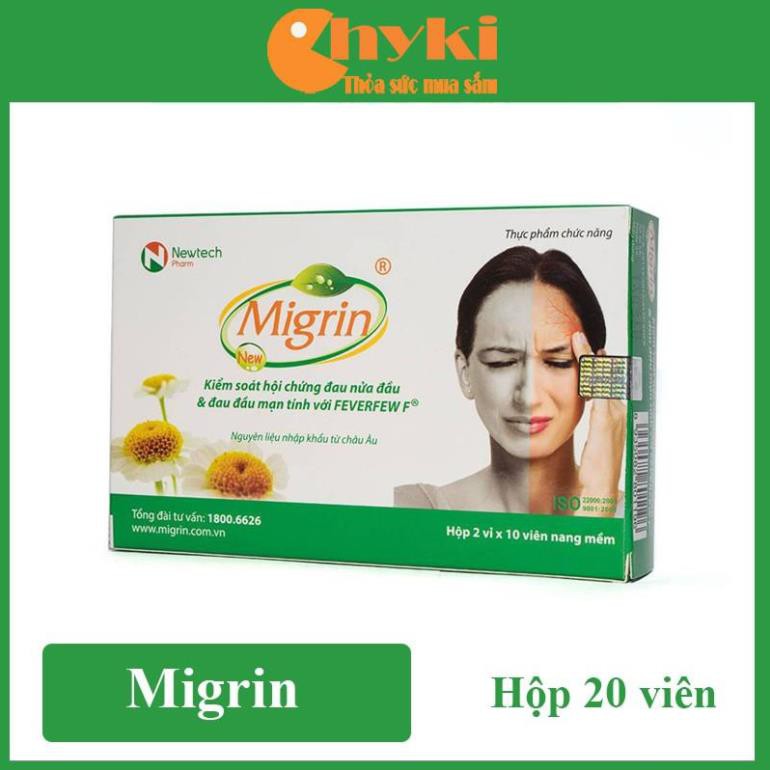 [CHÍNH HÃNG ] Migrin - hỗ trợ giảm đau nửa đầu - Hộp 20 viên | Shopee ...