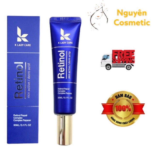 (Chính hãng 100%)Kem dưỡng retinol 0.5 K Lady Care 30ml Hàn Quốc dưỡng trắng da mặt căng bóng ...