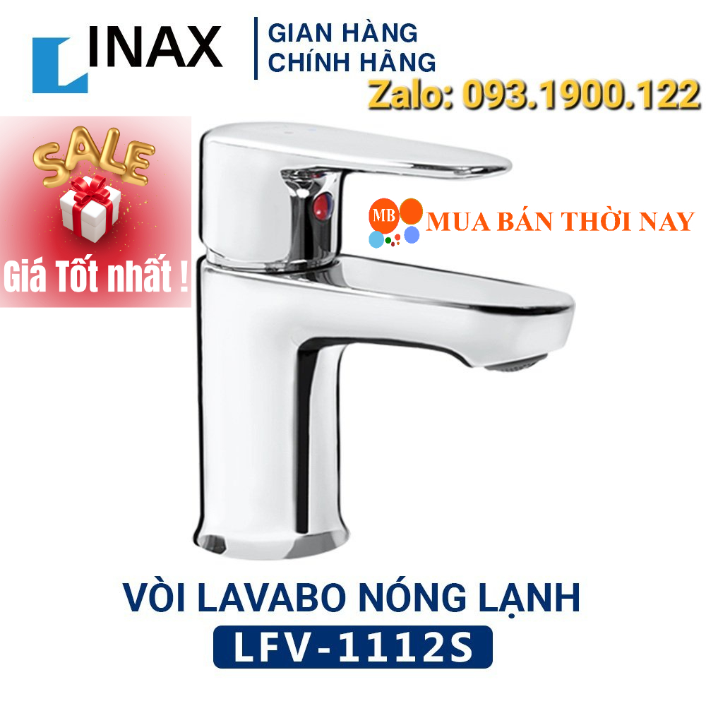 Vòi chậu lavabo INAX LFV-1112S nóng lạnh, van gật gù 2 đường nước, cam ...