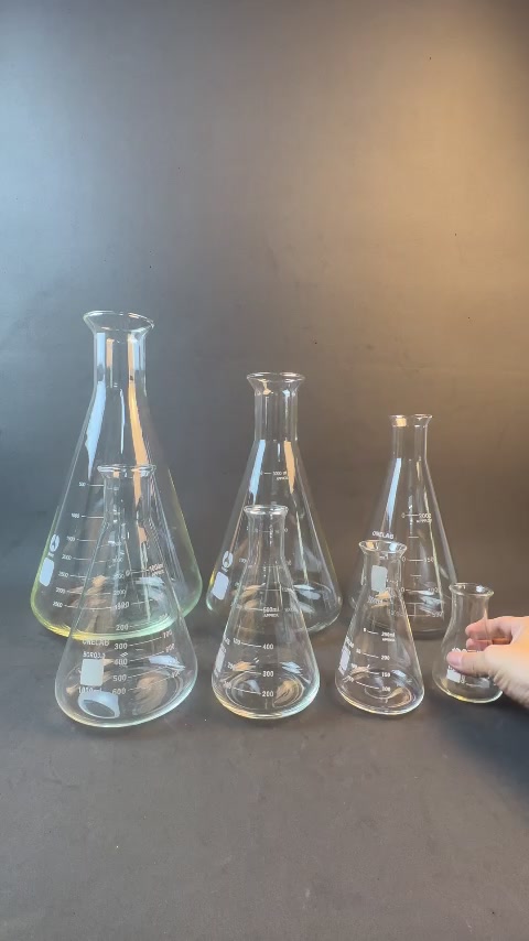 Bình Tam Giác Thủy Tinh (Erlen) ONELAB 50ml, 100ml, 250ml, 300ml, 500ml, 1000ml, 2000ml | Shopee ...