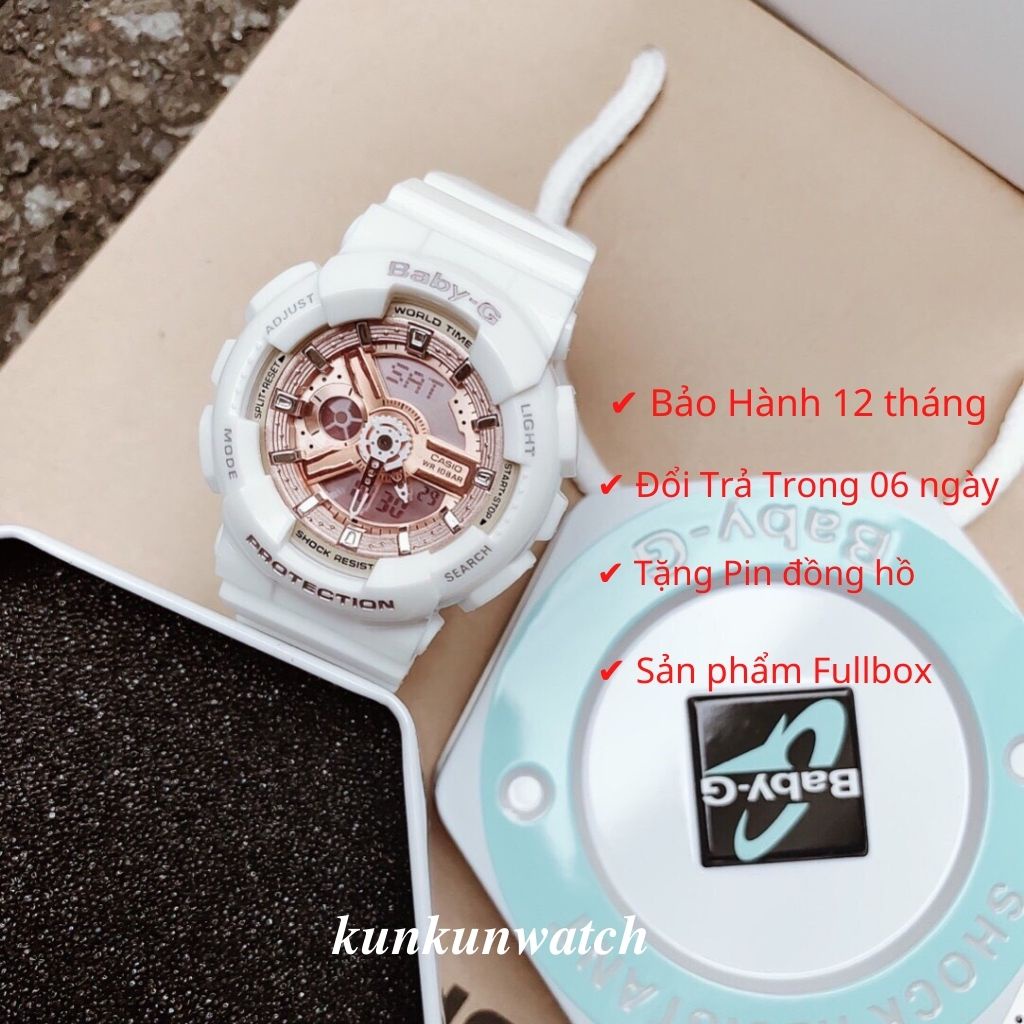 Đồng Hồ Nữ CASIO BABY-GBA-110-1A-03 Fullbox | Shopee Việt Nam