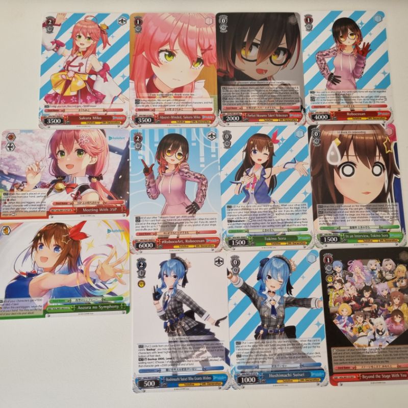 (Chính hãng)(Bản tiếng Anh) Thẻ Weiss Schwarz nhân vật Hololive Suisei ...