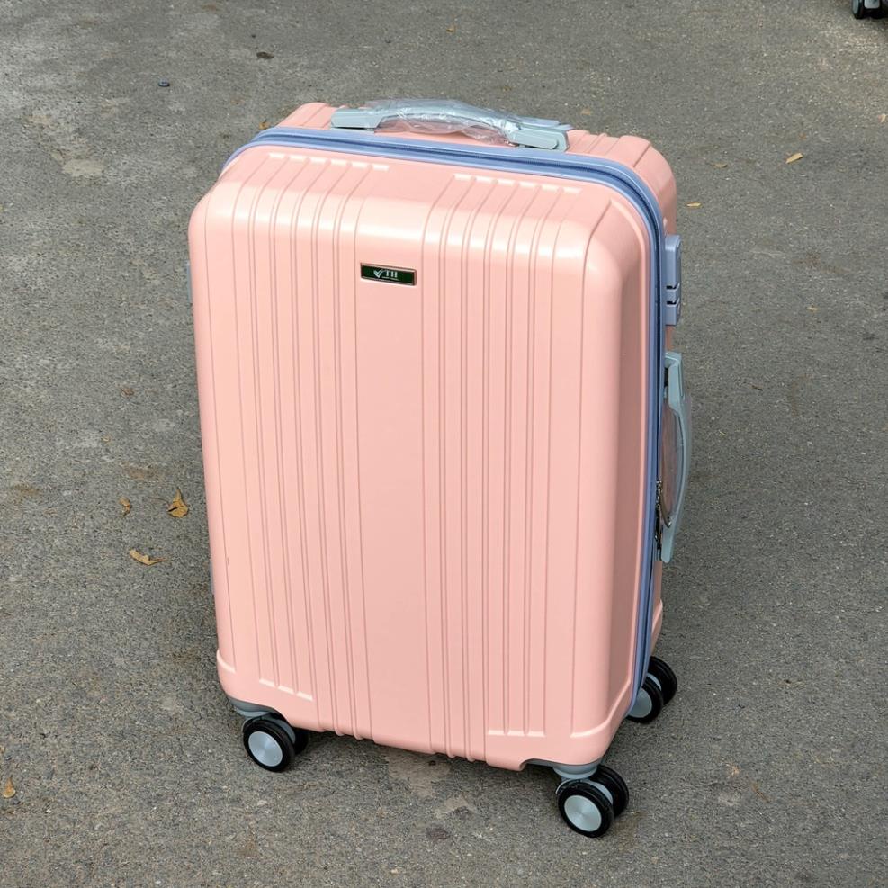 Vali kéo Vali du lich Sọc Đứng Size 20 inch Chống Vỡ Chống Nước Siêu ...