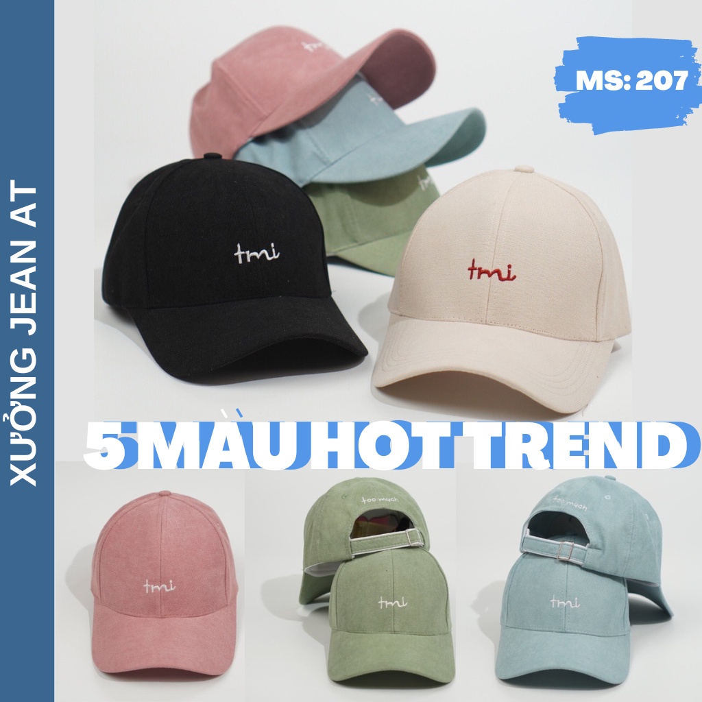 Nón Lưỡi Trai Tmi Chất Kaki Cao Cấp Phong Cách Ulzzang Form Unisex Nam ...