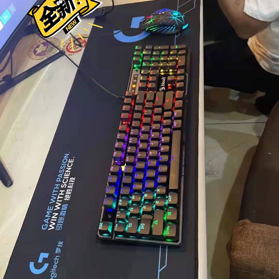 Miếng Lót Chuột Logitech ROG Cỡ Lớn 800x300x2mm Đế Chống Trượt Chuột Di ...