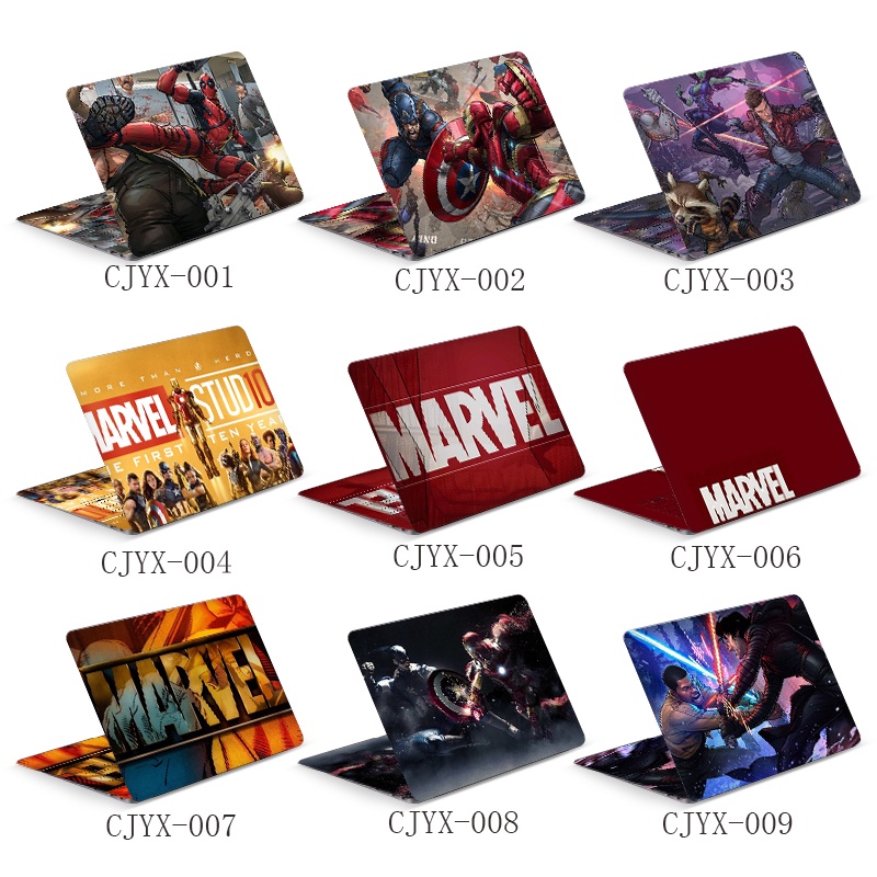 laptop Decorative decals High-end stickers with SUPER HERO themes ...