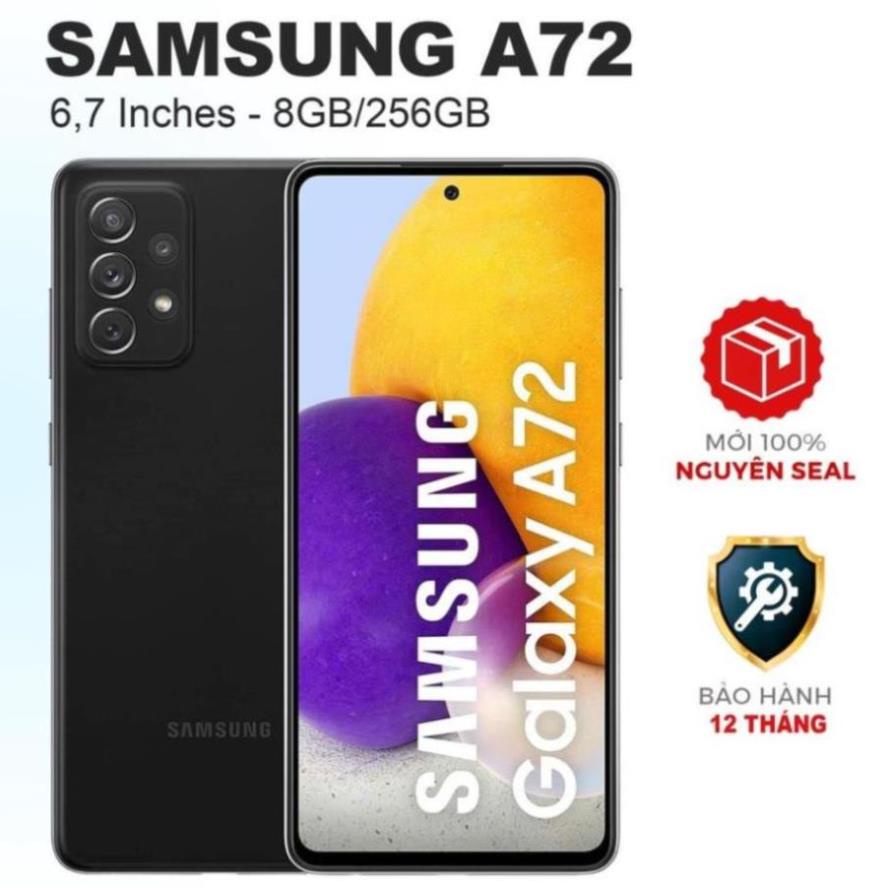 Điện thoại SAMSUNG Galaxy A72 6.7" (8GB/256GB) Chính hãng mới 100% Có Tiếng Việt - 1 Đổi 1 - Bảo ...