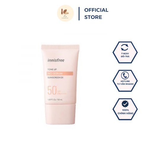 𝗞𝗲𝗺 𝗖𝗵𝗼̂́𝗻𝗴 𝗡𝗮̆́𝗻𝗴 𝗜𝗻𝗻𝗶𝘀𝗳𝗿𝗲𝗲 𝗧𝗼𝗻𝗲 𝗨𝗽 𝗡𝗼 𝗦𝗲𝗯𝘂𝗺 𝗦𝘂𝗻𝘀𝗰𝗿𝗲𝗲𝗻 𝗘𝗫 SPF50 PA++++ 50mL | Shopee Việt Nam