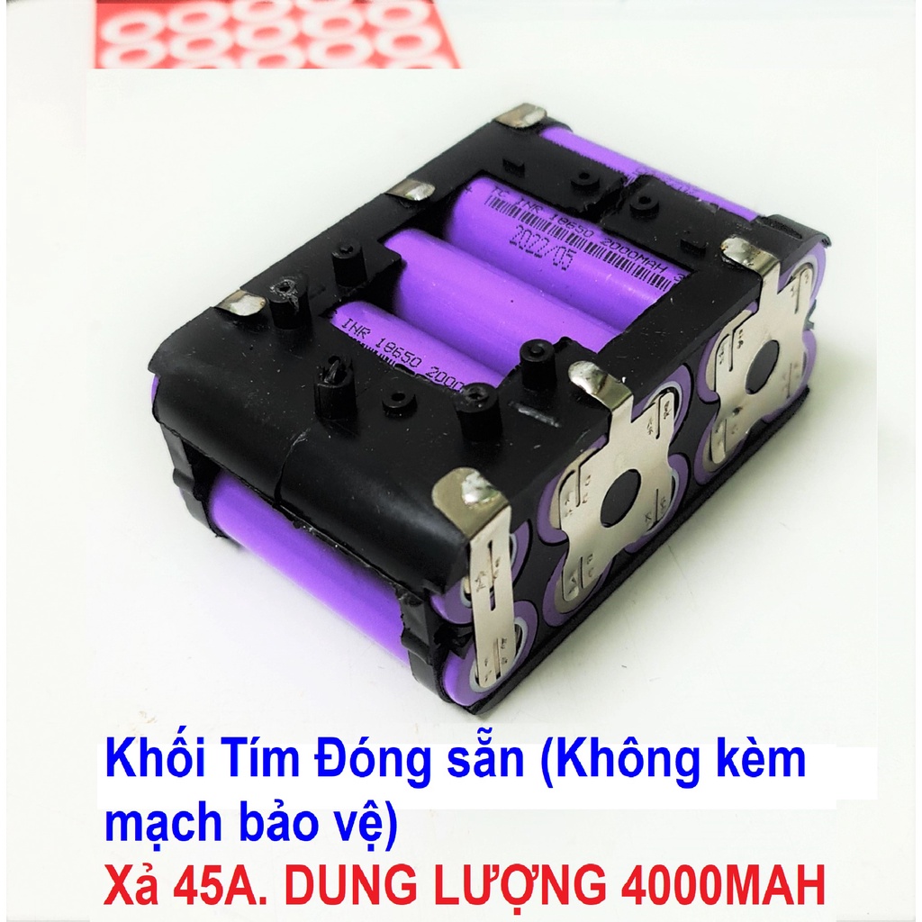 Khối pin 5S 21V 10 cell 65A Đóng sẵn. (Pin Mới) Chính hãng Samsung ...