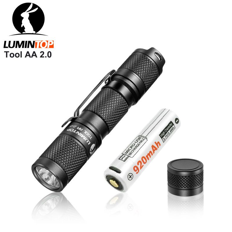 Đèn Pin AA 2.0 Mini 650 Lumens 127M Kèm Móc Khóa Tiện Dụng Khi Đi Cắm ...