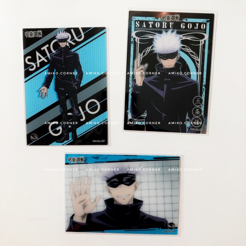[Hàng có sẵn] Lẻ clear card Gojo jujutsu no kaisen jjk chú thuật hồi ...