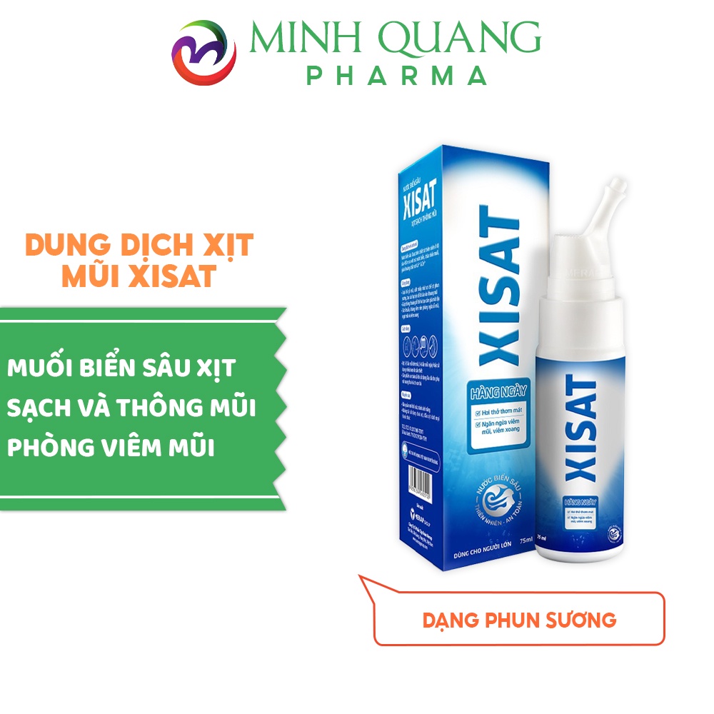 Dung dịch xịt mũi XISAT nước biển sâu xịt thông mũi 75ml | Shopee Việt Nam