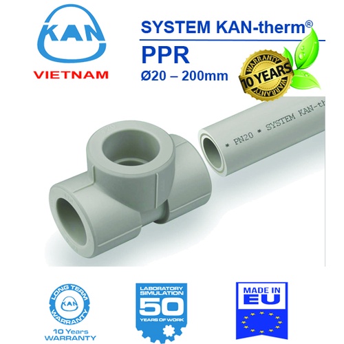 ống nhựa PPR nước nóng DN20 x 3.4mm, PN20, KAN-therm, nhập khẩu EU | Shopee Việt Nam