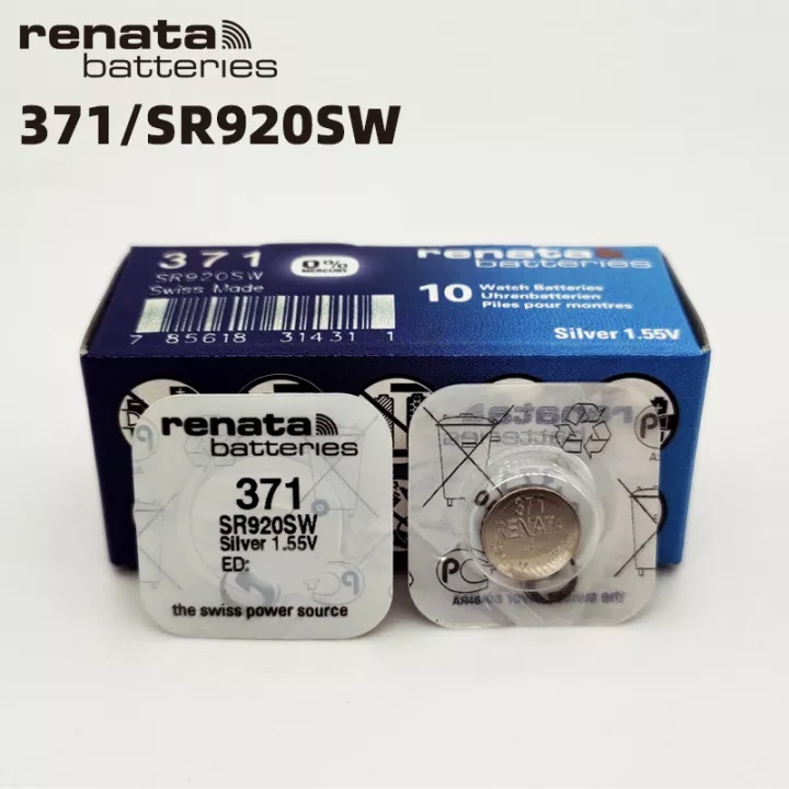 Pin đồng hồ Renata SR920SW / SR920 / 920 / 371 / LR920 / LR921 / AG6 ...
